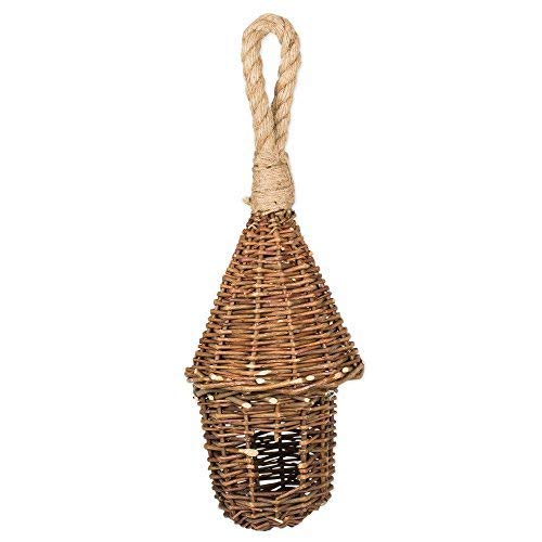 Amazon.com: Mud Pie Triangle Wicker Bird House: Home & Kitchen