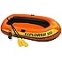 Intex Mariner 4, 4-Person Inflatable Boat Set with Aluminum Oars and ...