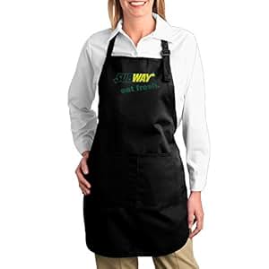Amazon.com: USA SUBWAY EAT FRESH LOGO Kitchen Aprons For Women Men ...