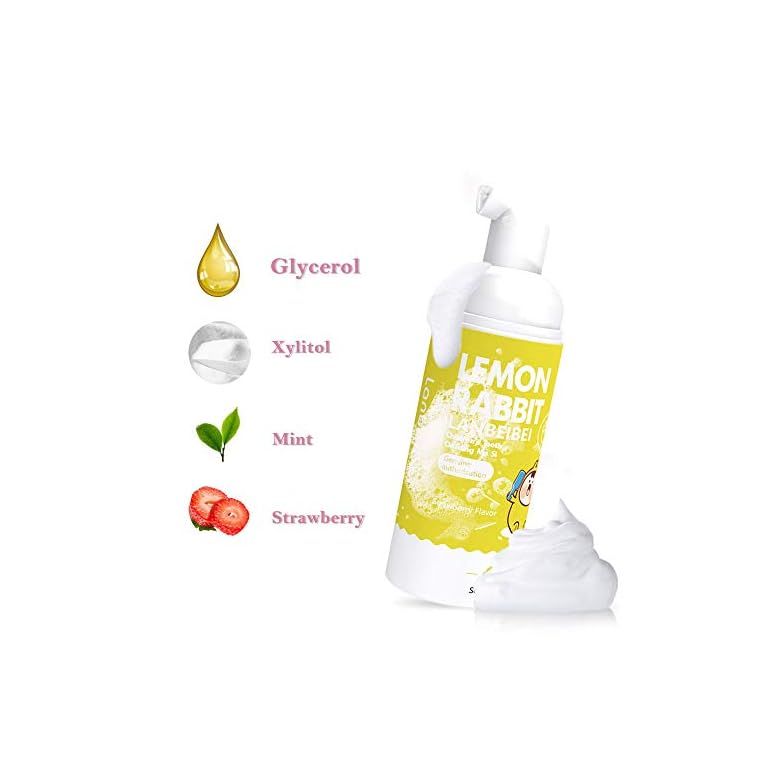 Kids Foam Toothpaste,Anself Strawberry Flavor Children’s Foam ...