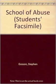School of Abuse (Students' Facsimile S.): Amazon.co.uk: Gosson, Stephen ...