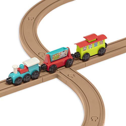 Battat – Train Set For Kids, Toddlers – 29Pc Train Track Set With ...