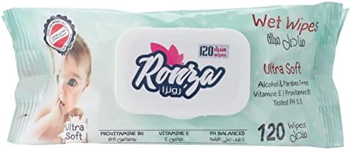 سعر Ronza Baby Wipes 120 Wipes - Wet - Contains Vitamin E فى مصر ...