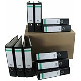 Esselte Leitz 10105068 - Ordner A4 Plastik Breite 8cm neonblau: Amazon ...