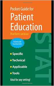Pocket Guide For Patient Education: 9780763741556: Medicine & Health ...