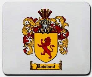 Amazon.com: Rowland Family Shield / Coat of Arms Mouse Pad : Office ...