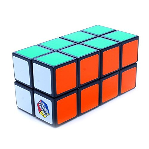 Amazon.com: 2x2x4 Rubik's Cuboid Black Body Fully Functional Twisty ...