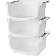 Amazon.com: Home-X - Small Nesting and Stackable Storage Bins, Set of 3 ...