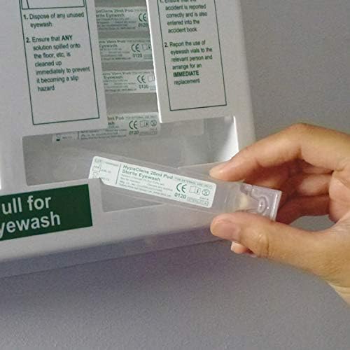 Safety First Aid Group HypaClens 20 ml Eye Wash Pod Dispenser with ...