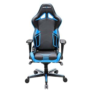Amazon.com: DXRacer OH/RV131/NB Racing Series Black and Blue Gaming ...