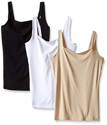 Flexees Women's Maidenform Shapewear Fat Free Dressing Tank 3 Pack ...