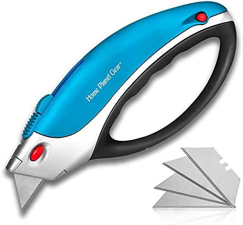 Box Cutter Retractable Utility Knife - Heavy Duty Box Cutter Knife ...