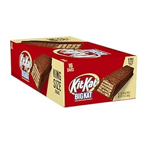 Amazon.com : KIT KAT BIG KAT King Size Candy Bar, Milk Chocolate ...