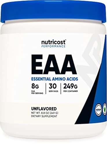 Nutricost EAA Powder 30 Servings (Unflavored) - Essential Amino Acids ...