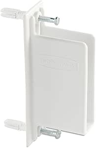 Rubbermaid Free Slide Fast Set Wall/End Bracket Free Slide White ...