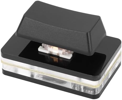 Wisoqu USB Single Keyboard, RGB Mechanical Red Switch Type C Wired ...