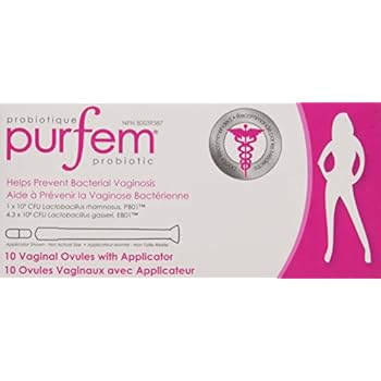 Amazon.com: PurFem Probiotic WITH APPLICATOR 10 Vaginal Suppositories ...