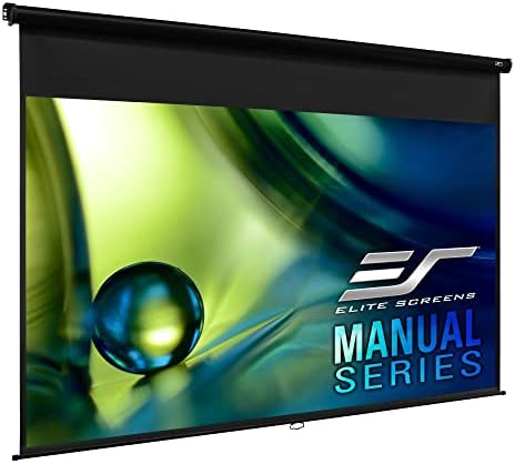 سعر Elite Screens Manual Series, 142-INCH 16:9, Pull Down Manual ...