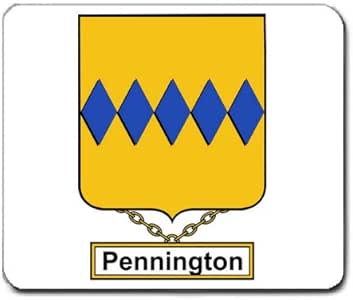 Amazon.com : Pennington Family Crest Coat of Arms Mouse Pad : Office ...