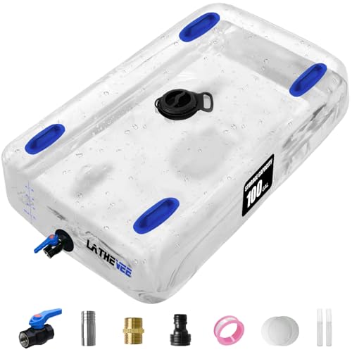 LATHEVEE Water Tank, 100 Gallon Portable Water Storage Bladder ...
