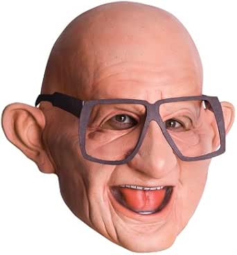 Amazon.com: Six Flags Mr. Six Vinyl Mask,Natural,Adult One Size ...