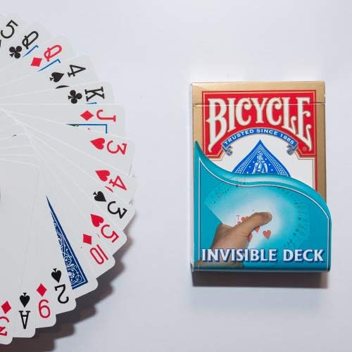 Invisible Deck Bicycle – red by U.S. Playing Card Company – BigaMart