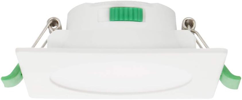 7W Led Downlight Dimmable Square Recessed Ceiling Light IP44 Spray ...