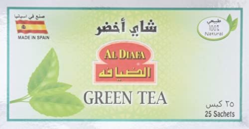 AL DIAFA Green Tea Sachets, 25 X 1.6g - Pack of 1 price in Saudi Arabia ...