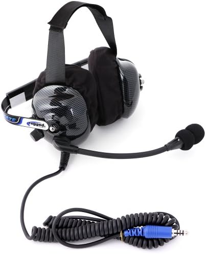 Rugged Carbon Fiber Behind The Head Ultimate Headset for Off Road Air ...