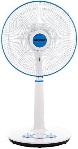 Geepas Table Fan, White/blue - Gf9581 price in UAE | Amazon UAE | kanbkam