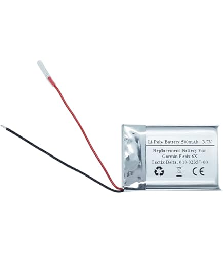 3.7 V Battery 230mAh Garmin 361-00097-00 Battery For Approach S60 Fenix ...