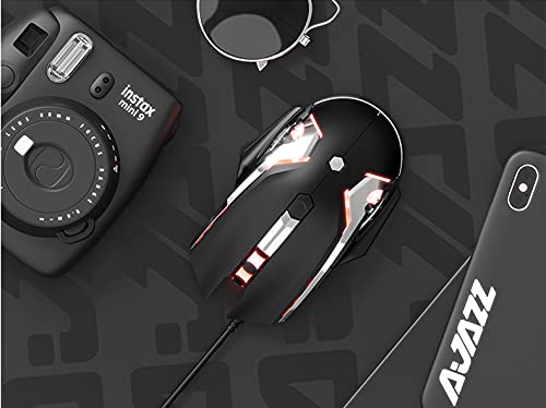 Ajazz AJ52 Watcher RGB Gaming Mouse, Programmable 7 Buttons, Ergonomic ...