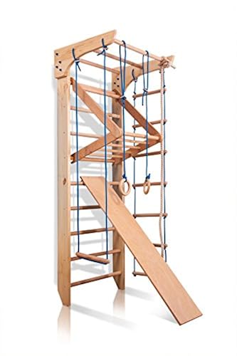 Wooden Swedish Ladder, Wall Bars for Kids, Wood Stall Bar Kinder-3-220 ...