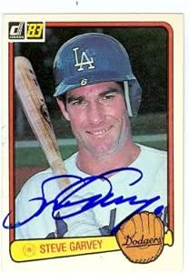 Steve Garvey autographed baseball card (Los Angeles Dodgers) 1983 ...