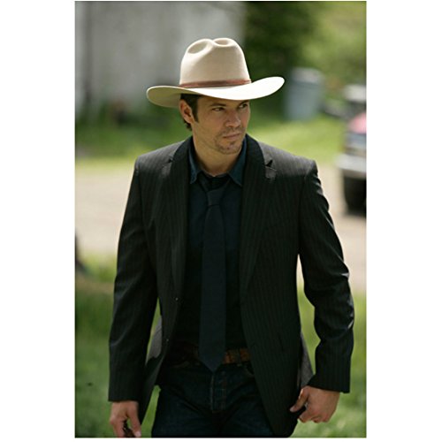 Buy Justified Timothy Olyphant as Raylan in Cowboy Hat and Suit Jacket ...