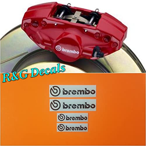 R&G Decals R&G Brembo 2 Piston & 4 Piston Brake Caliper HIGH Temp Decal ...