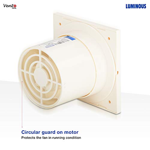 Luminous 150 mm Vento Axial Exhaust Fan (White) - 3SV Online