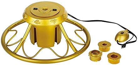 Home Heritage Electric 360 Degree Rotating Artificial Christmas Tree ...