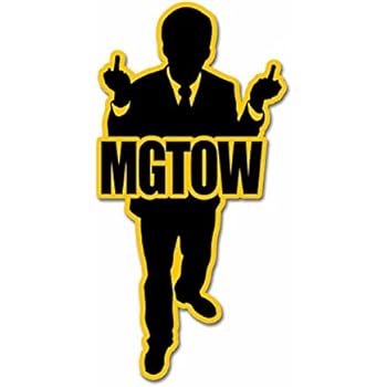 Amazon.com: Friggin MGTOW Men's Rights Oval Sticker Men Going Their Own ...