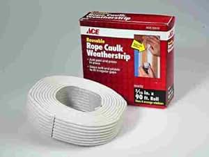 Amazon.com: Ace CAULK ROPE 3/16"X90' WHT [Misc.]: Home Improvement