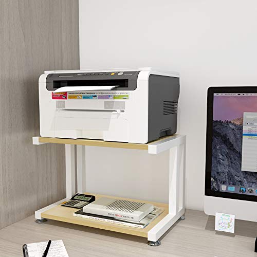 OROPY 2 Tier Printer Stand Desktop, Multi-Purpose Desk Organizer ...