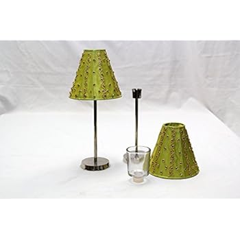 Amazon.com: Tea Light Lamp Shade Beaded Lime Green: Home & Kitchen