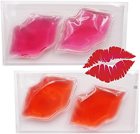 Lip Ice Pack for Swollen, Lip Shape Gel Ice Pack, Lip Filler Ice Pack ...