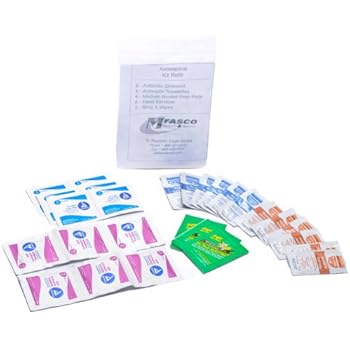 Amazon.com: Personal First Aid Kit Refill Pack: Health & Personal Care