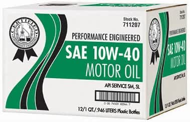 Amazon.com : Certified 10W40 Motor Oil - 1 Quart Bottles - 12 pack ...
