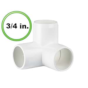 3/4" 3-way Elbow PVC Fitting Connector - Pipe Fittings - Amazon.com