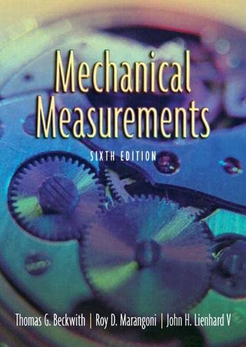 Mechanical Measurements 6th Edition by Thomas Beckwith (PDF) | sci-books.com
