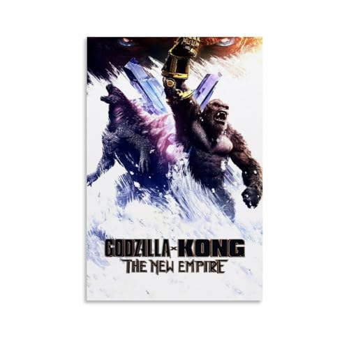 DKTFBRBO Godzilla X Kong Poster The New Empire Poster Movie Posters for ...