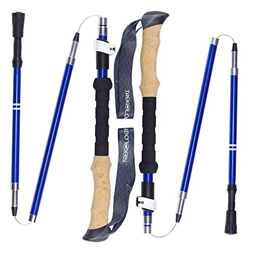 Buy Trekology Trek-Z Collapsible Tri-fold Trekking Pole/Hiking Poles ...