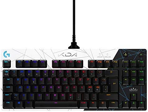 سعر Logitech G PRO K/DA Mechanical Gaming Keyboard, Official League of ...